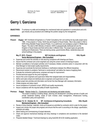 Mechanical Engineer's Resume | PDF