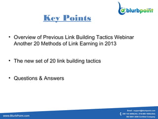 60 Killer Link Building Tactics Part 2 | PPT