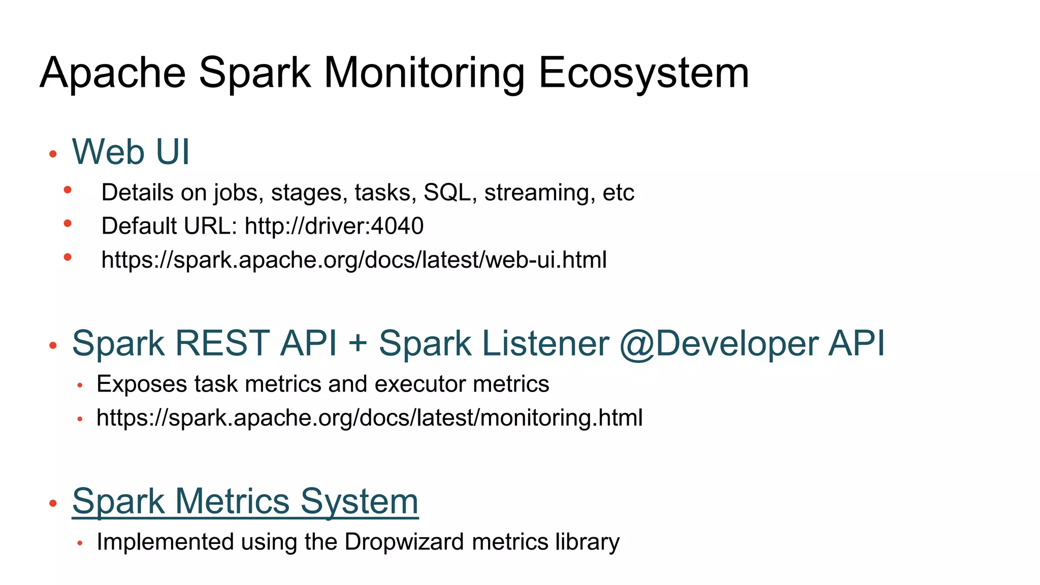 Monitor Apache Spark 3 On Kubernetes Using Metrics And Plugins Ppt