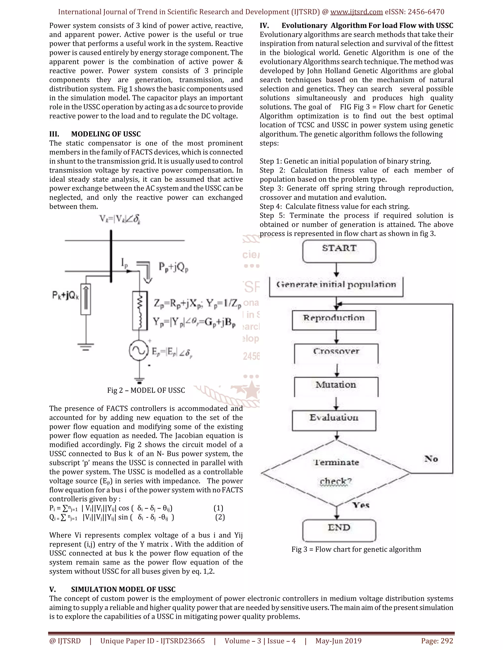 Modeling and Simulation of Unified Series Shunt Compensator for Power Quality Improvement | PDF