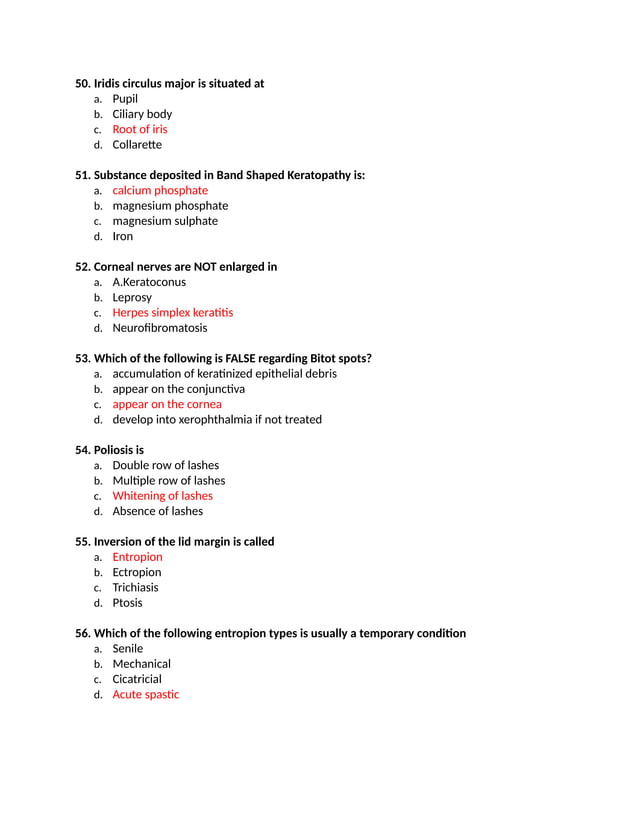 60 Multiple Choice Questions (MCQS) - Anterior Segment.docx