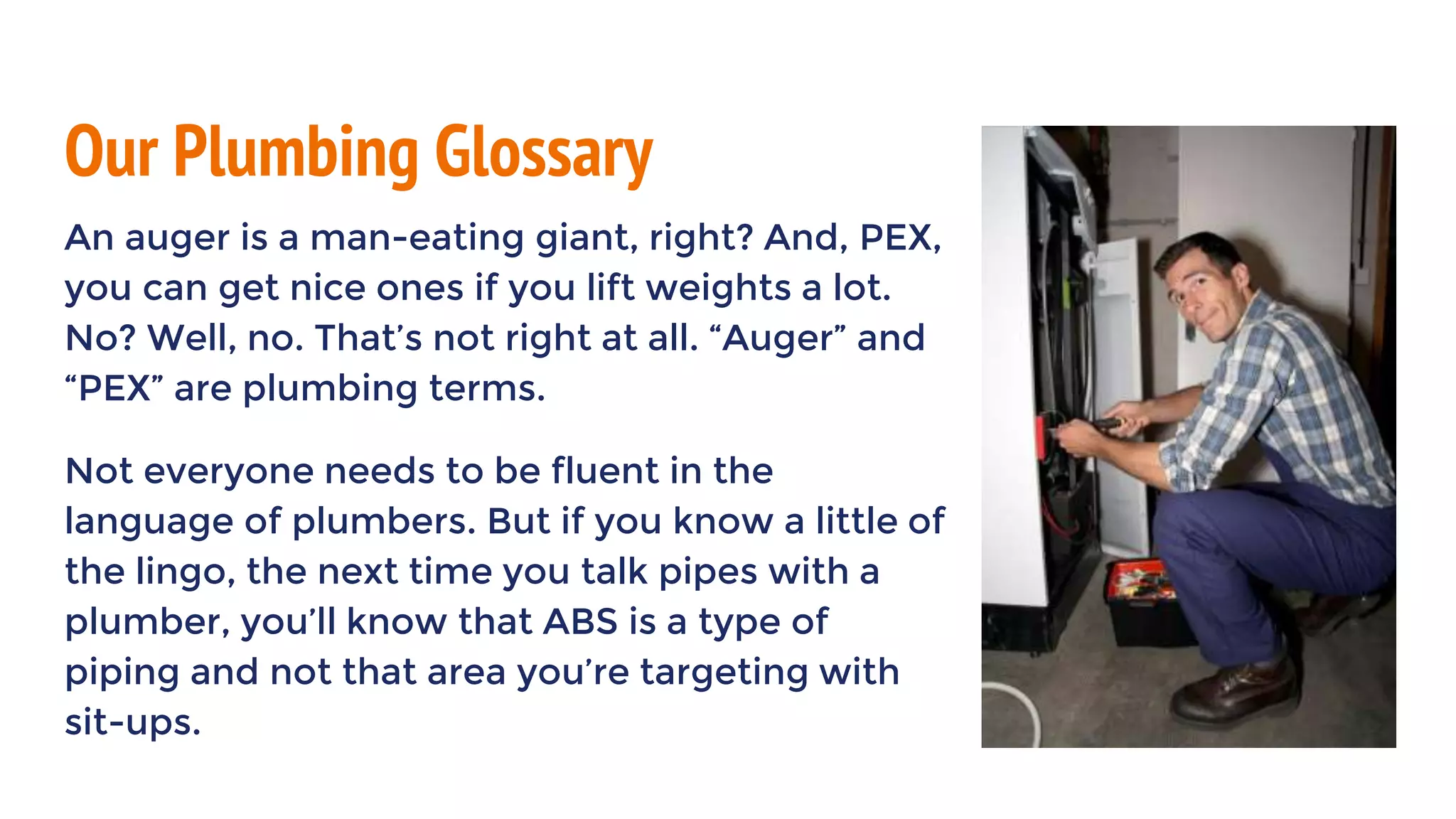 60 Plumbing Terms Homeowners Should Know | PPTX