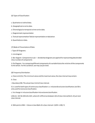 60 revision points on statistics | PDF