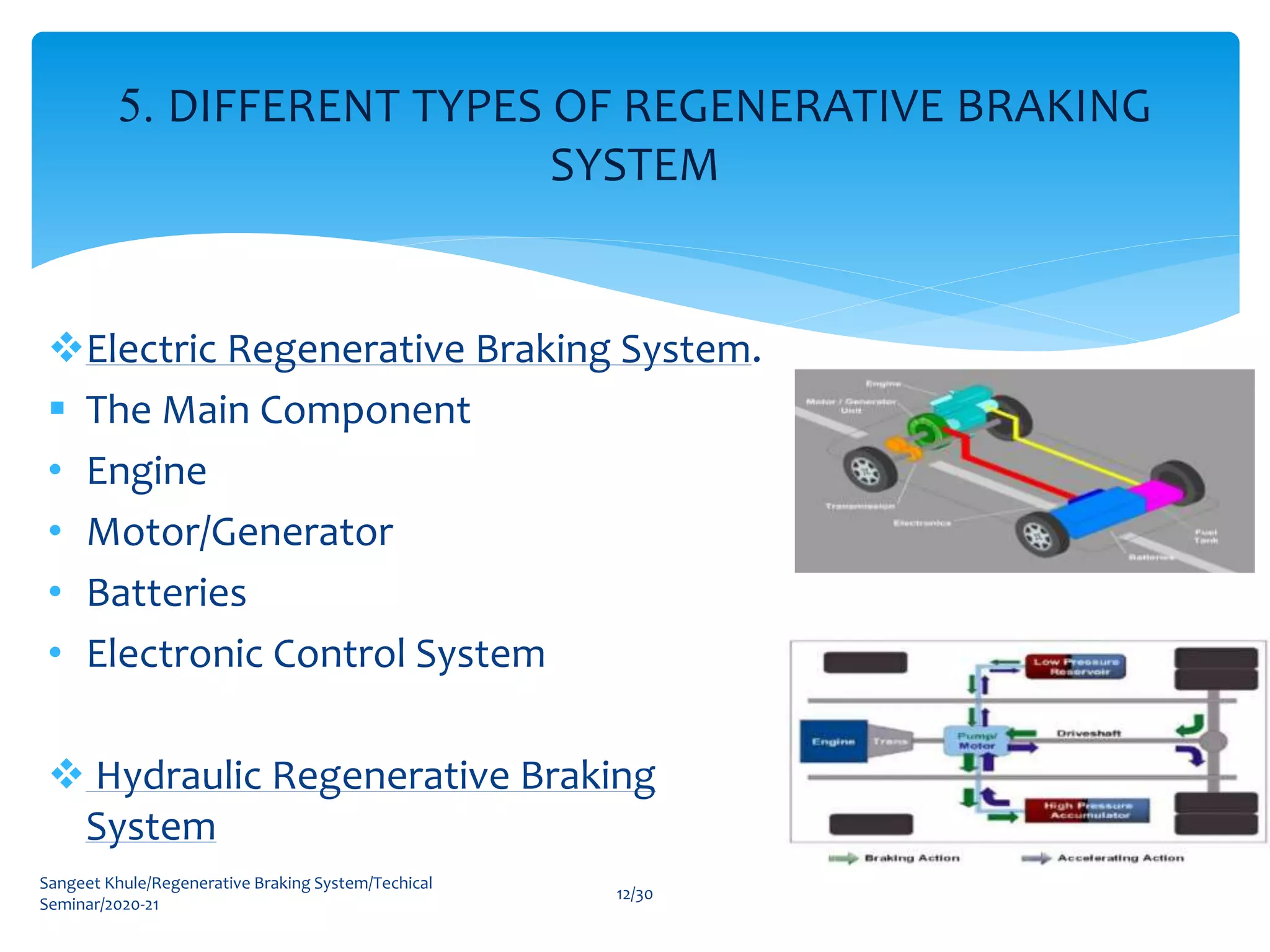 Regenerative Braking System | PPTX