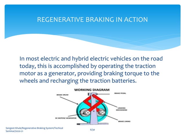 Regenerative Braking System | PPTX | Green Vehicles | Auto Type