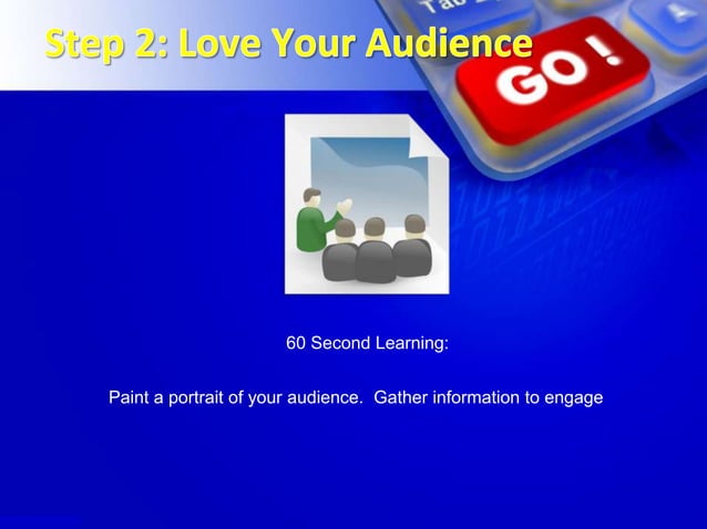 GO 60 second tips to Great Presentations | PPT