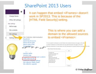 SharePoint Tutorial Lesson 60#: Embed Microsoft Content | PPT