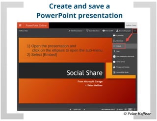 SharePoint Tutorial Lesson 60#: Embed Microsoft Content | PPT
