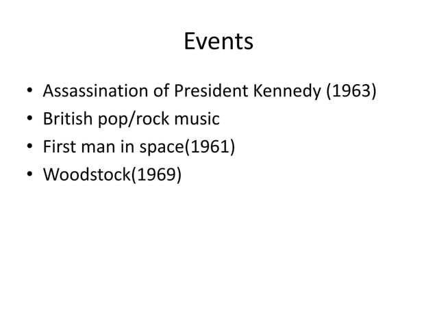 60s powerpoint | PPT