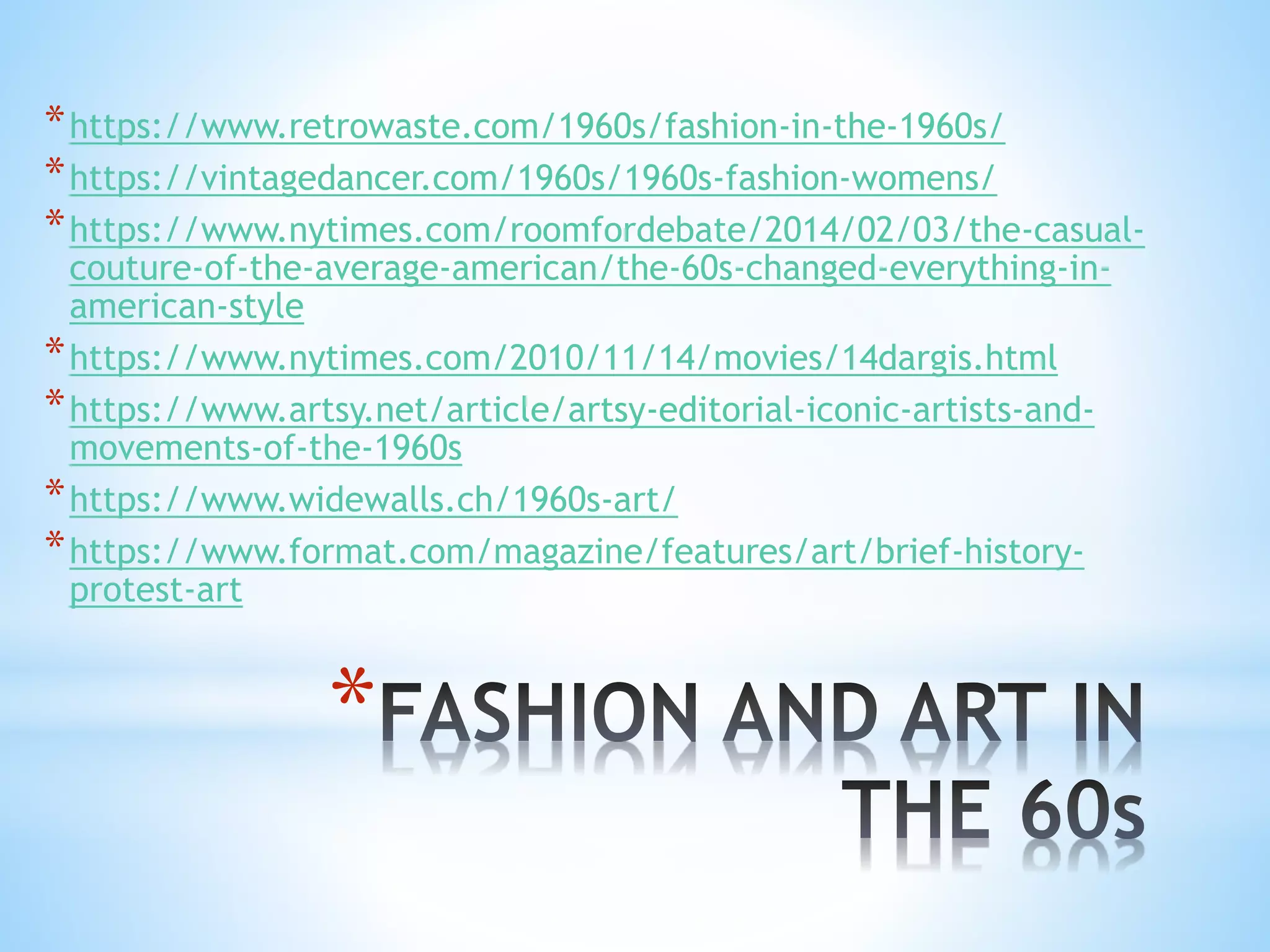 60s project | PPT