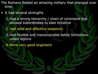 60 The Roman Military939 | PPT | Arms & Ammunition | Sensitive Topics