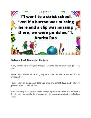 60 Unique Welcome Quotes for Students in School.pdf