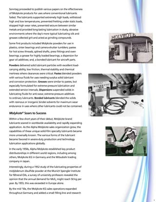 60 years of molykote | PDF | Skin Care | Beauty