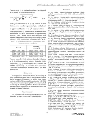 Quadrangular Bézier Patches in Modeling and Modification of the ...