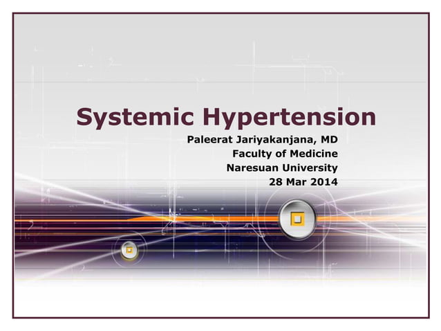 61.systemic hypertension | PPT