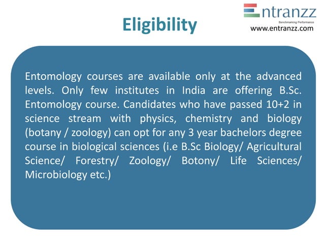 61.careers in entomology | PPT