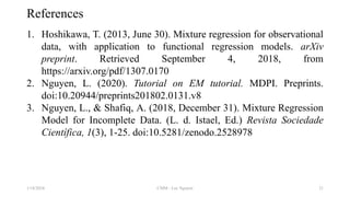 Conditional mixture model and its application for regression model | PPT