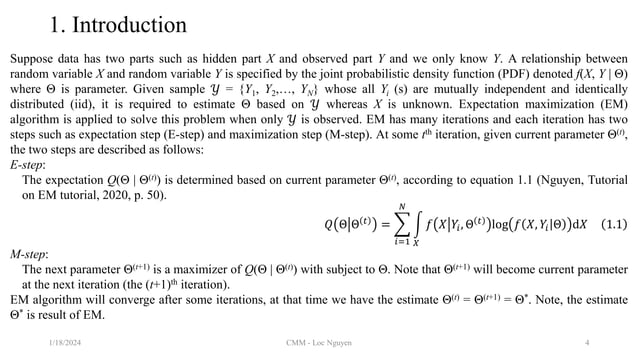 Conditional Mixture Model And Its Application For Regression Model Ppt