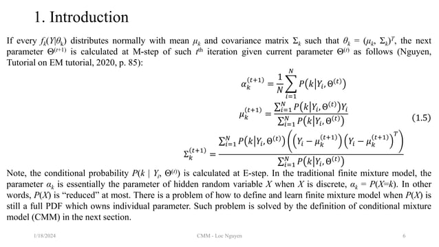 Conditional Mixture Model And Its Application For Regression Model Ppt