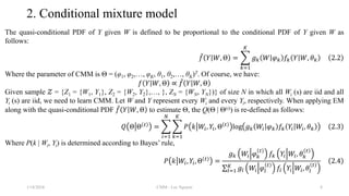 Conditional mixture model and its application for regression model | PPT
