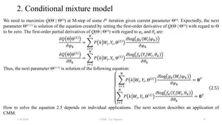 Conditional mixture model and its application for regression model | PPT