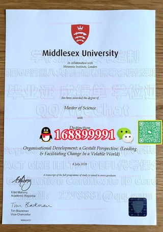 Middlesex University degree offer diploma Transcript | PDF