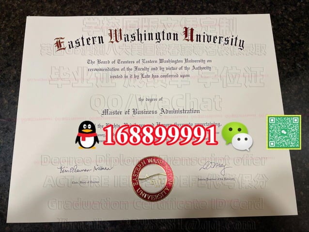 Eastern Washington University degree offer diploma Transcript | PDF