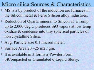 61. SUPER POZZOLANS RICE HUSK ASH & MICROSILICA.ppt