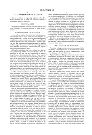 61 pedro s. baranda - 6390242 - elevator traction sheave liner | PDF