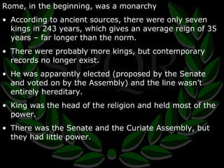6.1 -The Roman Republic & Punic Wars | PPT
