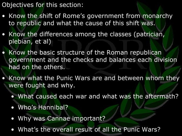 6.1 -The Roman Republic & Punic Wars | PPT