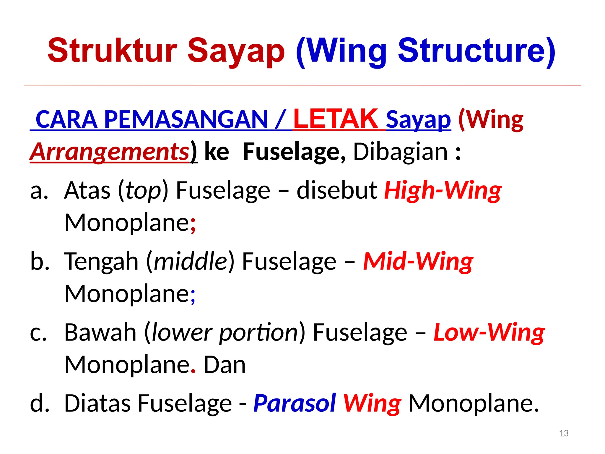 Struktur sayap pesawat udara (Aircraft Wing Structure).pptx