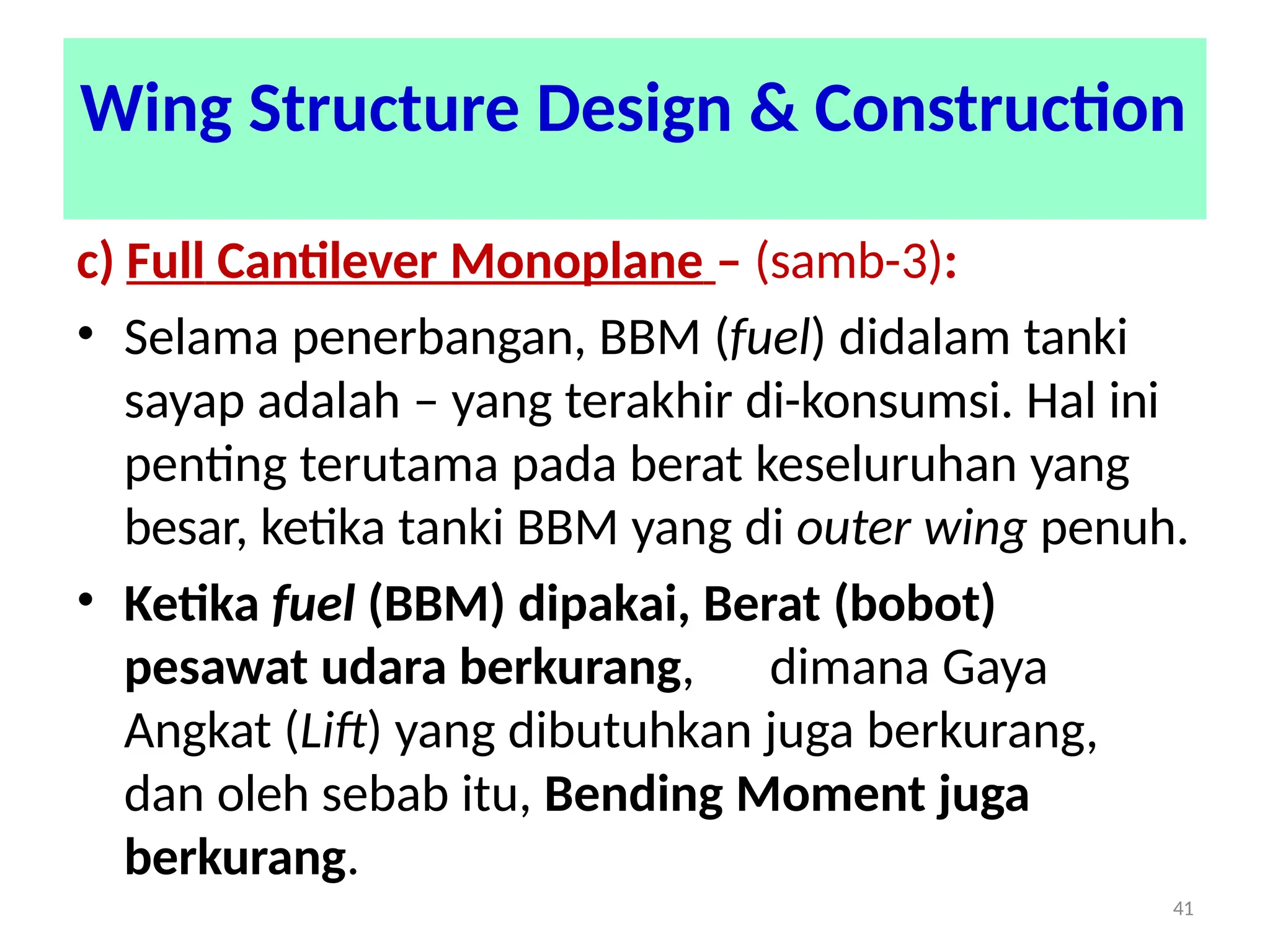 Struktur sayap pesawat udara (Aircraft Wing Structure).pptx
