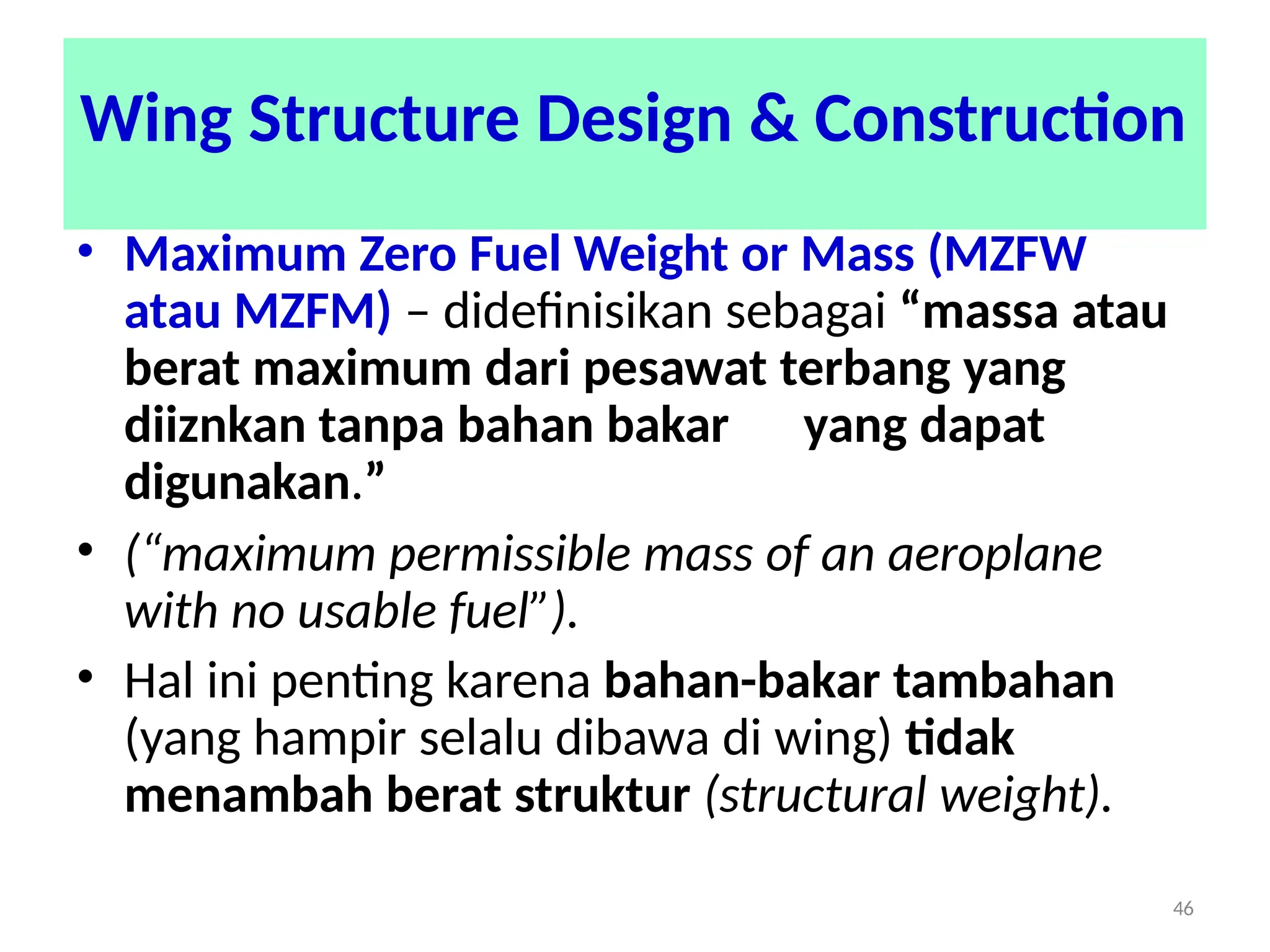 Struktur sayap pesawat udara (Aircraft Wing Structure).pptx