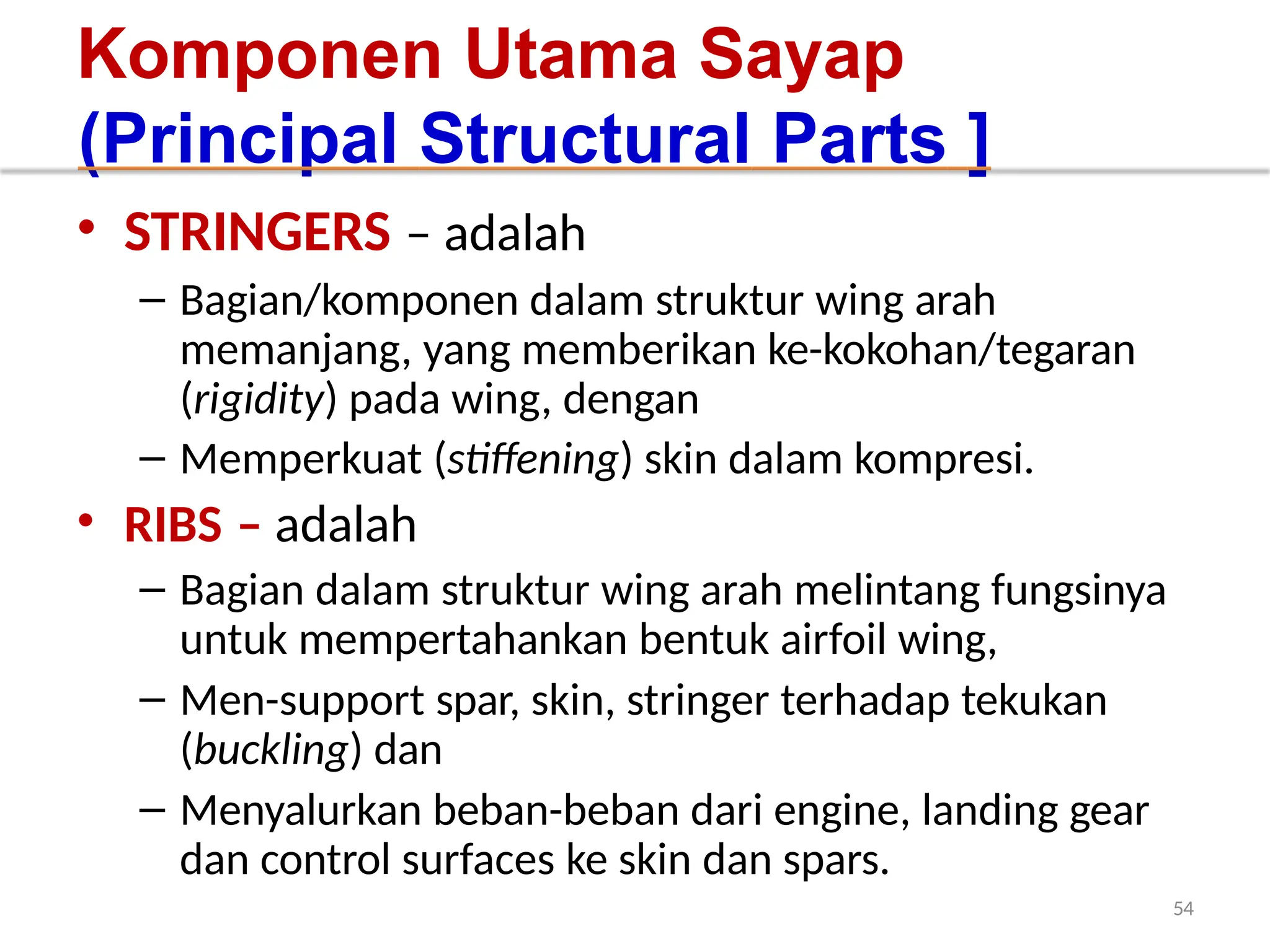 Struktur sayap pesawat udara (Aircraft Wing Structure).pptx