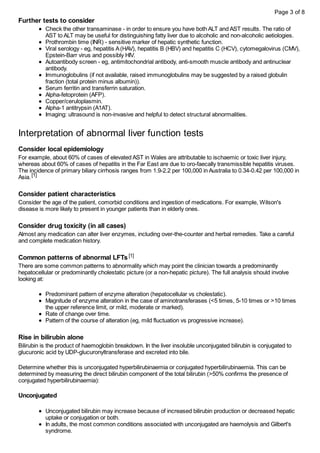 Abnormal liver function tests | PDF | Blood Disorders | Diseases and ...