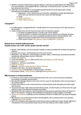 Abnormal liver function tests | PDF