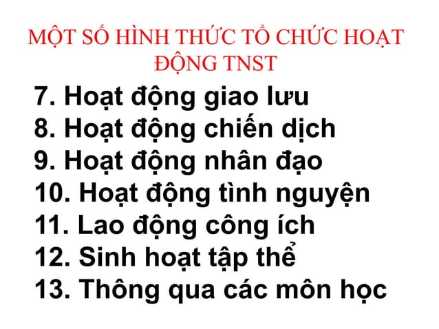 BÀI GIẢNG TỔ CHỨC HOẠT ĐỘNG TRẢI NGHIỆM Ở TRƯỜNG TIỂU HỌC | PDF