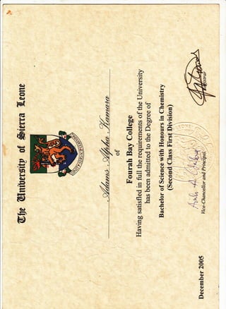 1st Degree Certificate | PDF