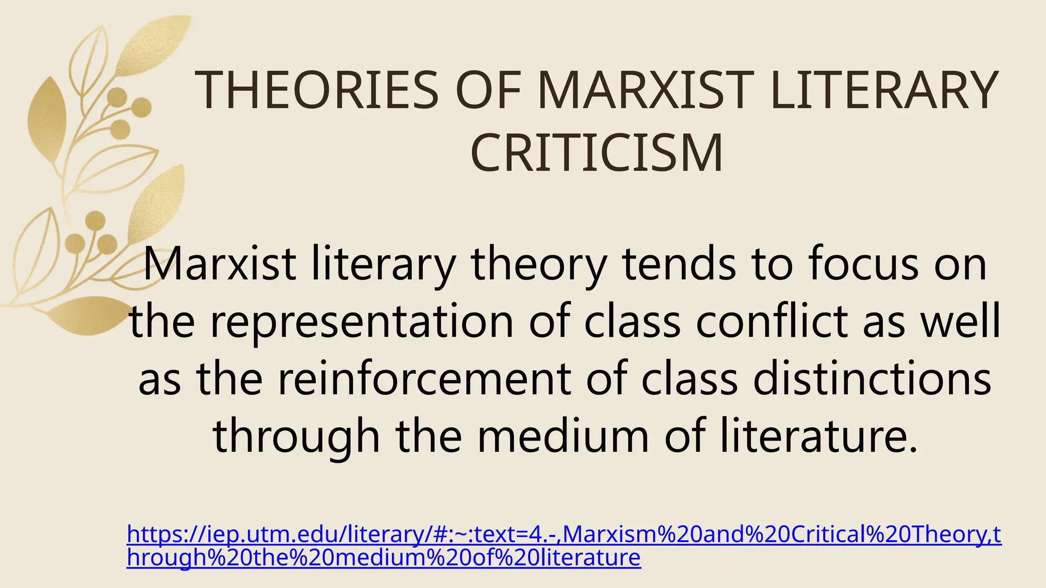 610561170-Marxism.pptx literary theory ppt | PPTX