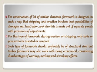 Formwork-Types and Their Advantages | PPTX