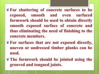 Formwork-Types and Their Advantages | PPTX