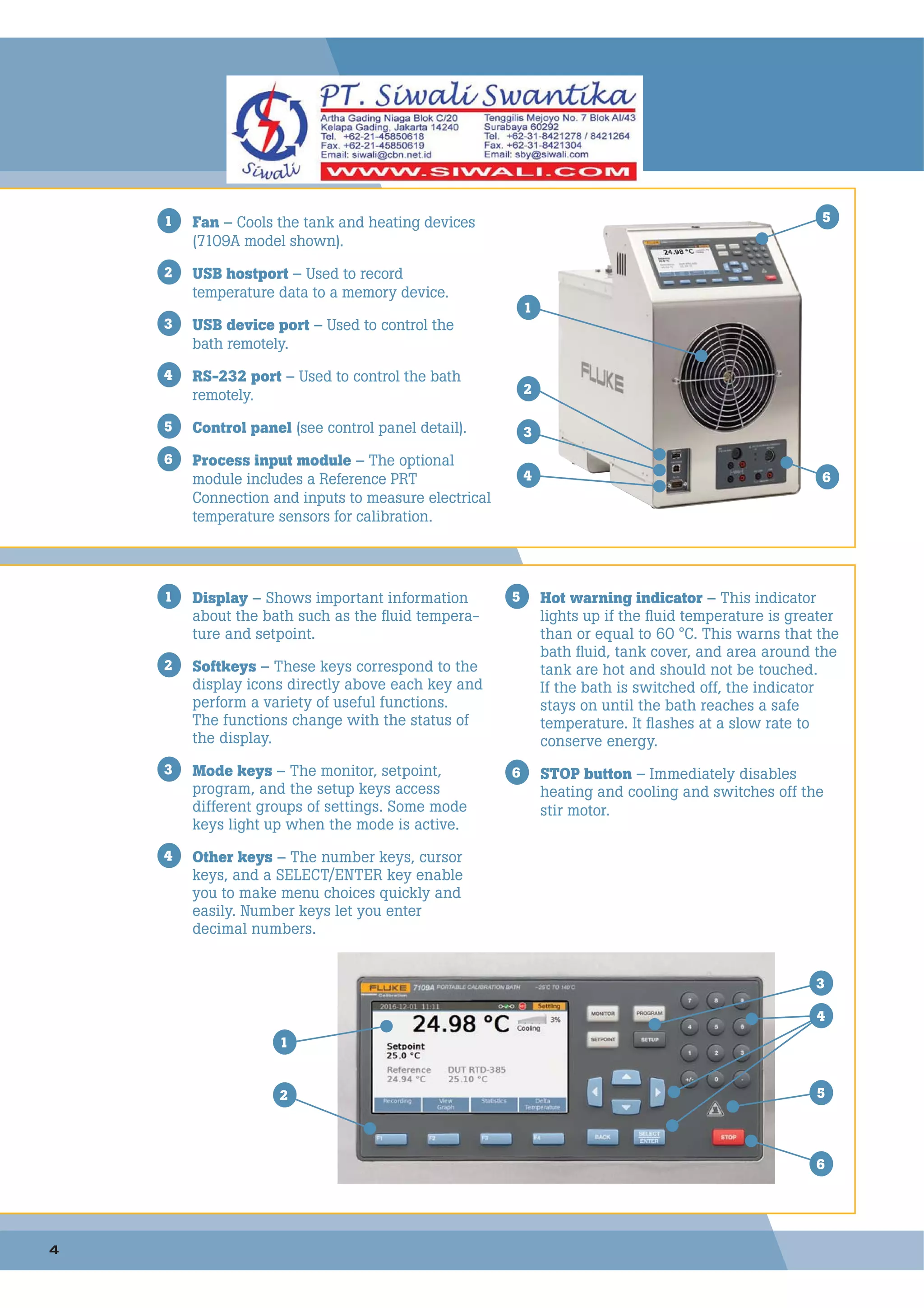 Brosur Fluke 6109A / 7109A Portable Calibration Baths | PDF