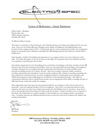 Letter of recommendation | PDF | Human Resources | Business
