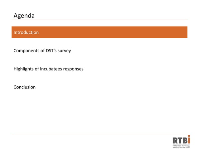 Learnings from DST survey | PPT
