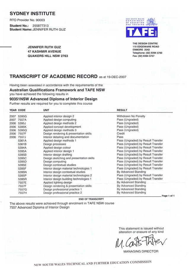 Interior Design Transcript 2 | PDF