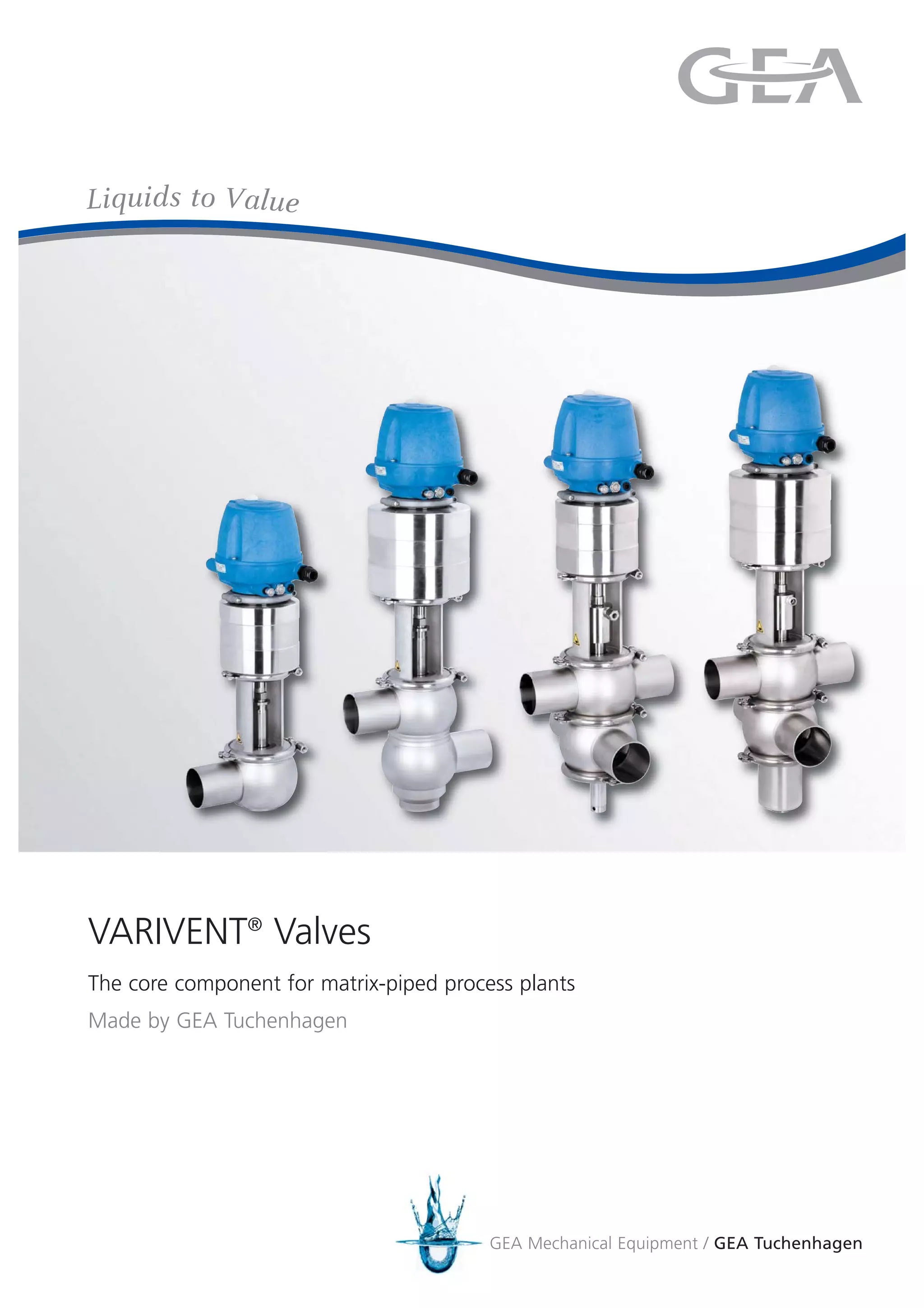 GEA Tuchenhagen VARIVENT®Valves | PDF