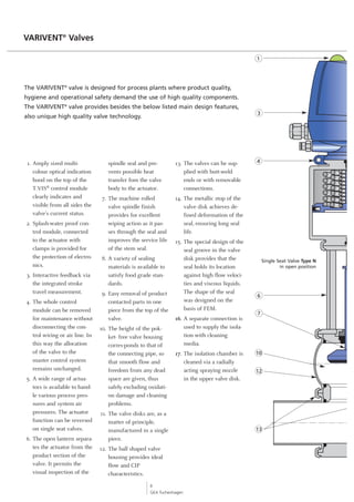 GEA Tuchenhagen VARIVENT®Valves | PDF