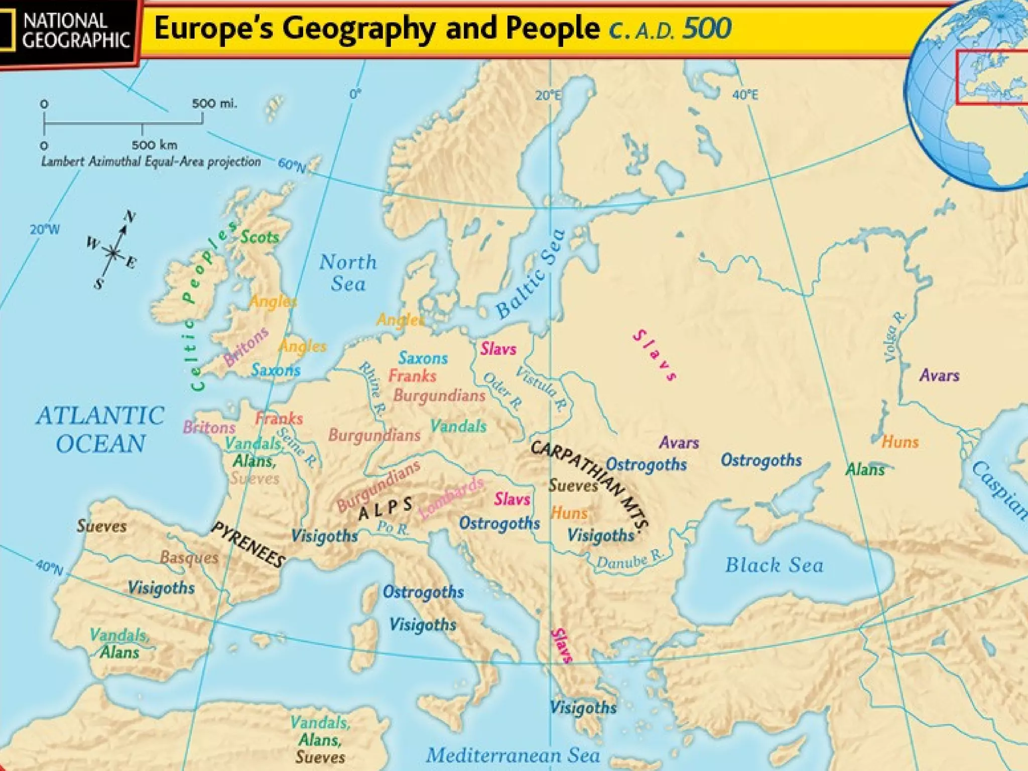 Geography of Europe (6.1.1) | PPT