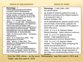 6110 bibliography | PPT